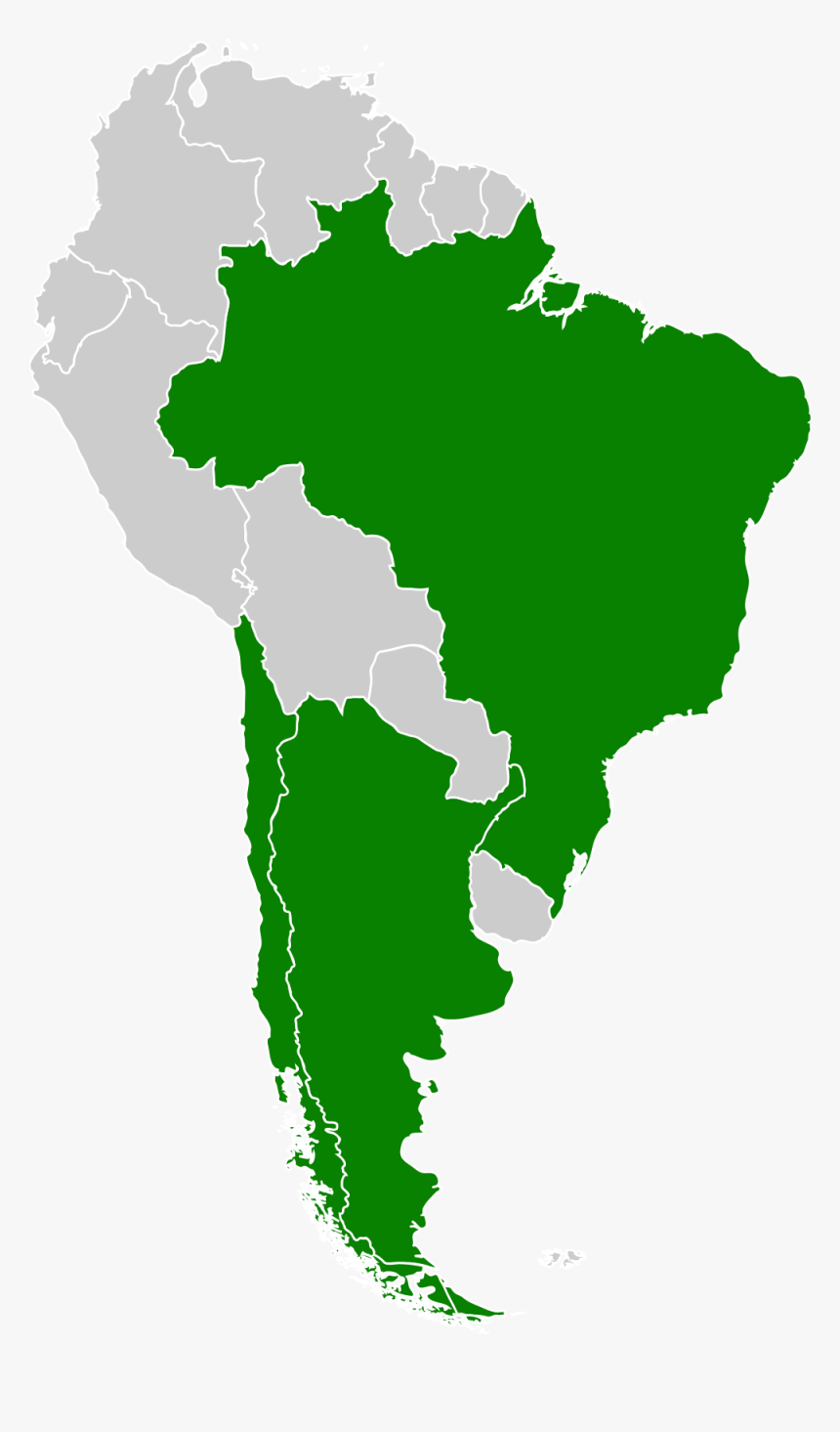 File - Abc Countries - Svg - South America Map Black - Aids In South ...