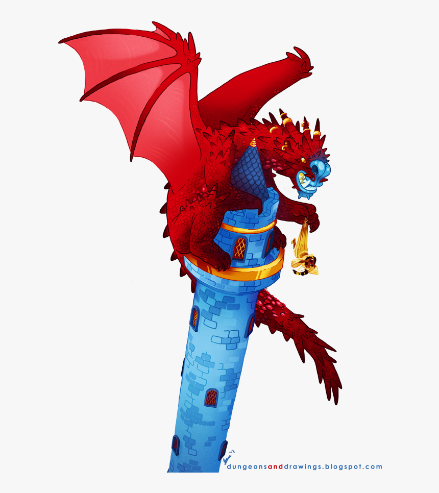 Red Dragon - Cartoon - Cartoon, HD Png Download , Transparent Png Image ...
