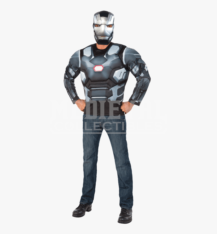 Adult Civil War Deluxe War Machine Costume Set - Iron Man, HD Png ...