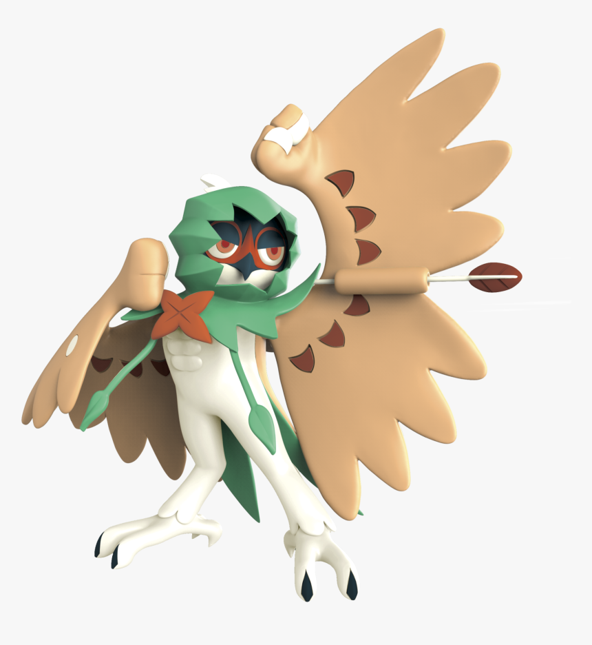 Decidueye Figure, HD Png Download , Transparent Png Image - PNGitem