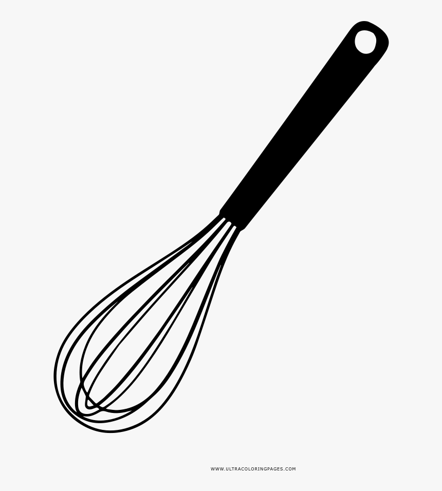 Whisk Coloring Page - Marking Tools, HD Png Download , Transparent Png ...