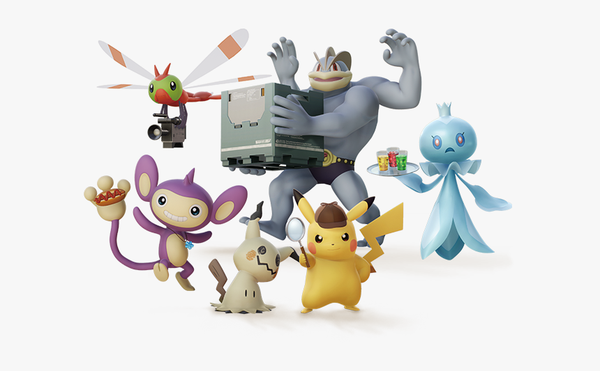 Detective Pikachu Every Pokemon, HD Png Download , Transparent Png ...
