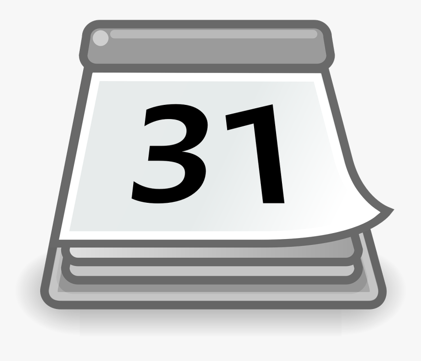 Transparent Calendar Date Clipart - Calendar Icon, HD Png Download ...