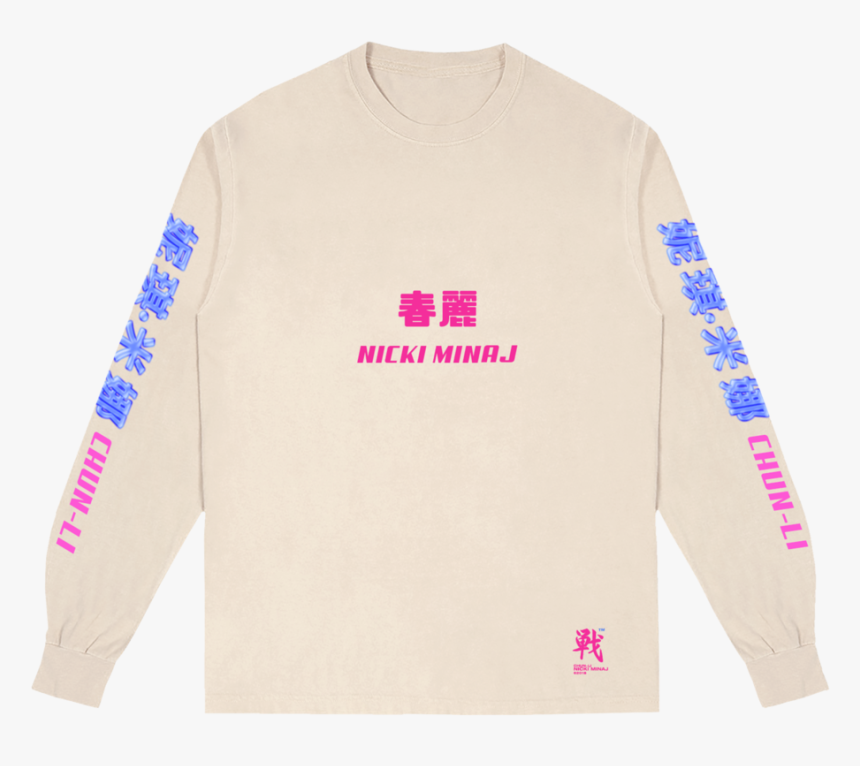 Chun-li Logo Long Sleeve Album - Long-sleeved T-shirt, HD Png Download ...