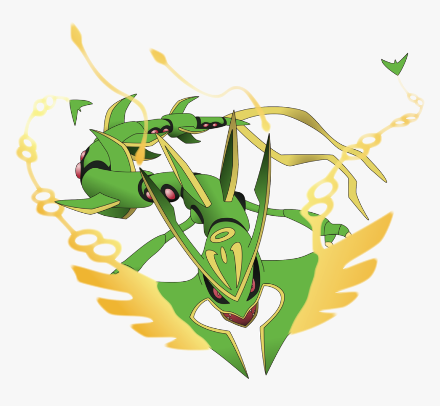 Mega Rayquaza Png - Mega Rayquaza Png Front, Transparent Png ...