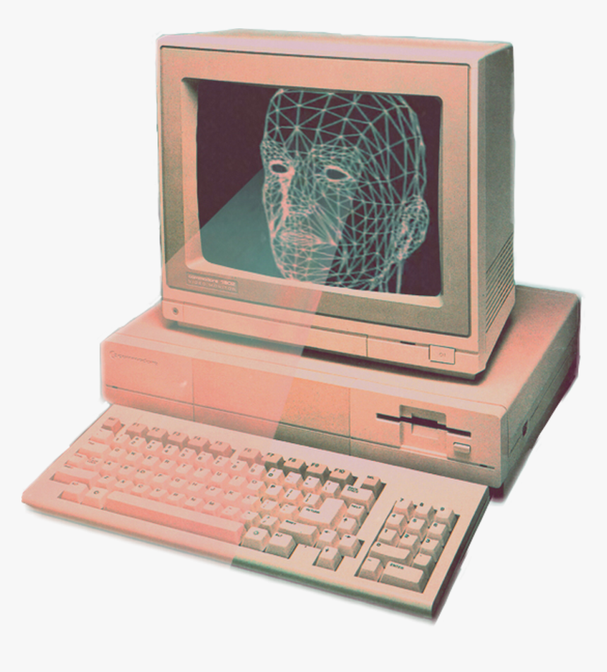 Vaporwave Old Computer , Png Download - Computer Sticker Png ...