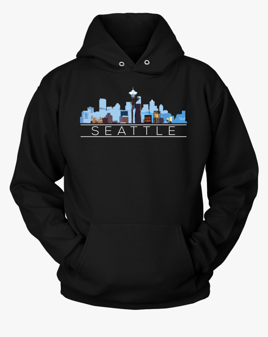 Seattle Washington Downtown City Skyline Souvenir Travel - Black Unisex ...