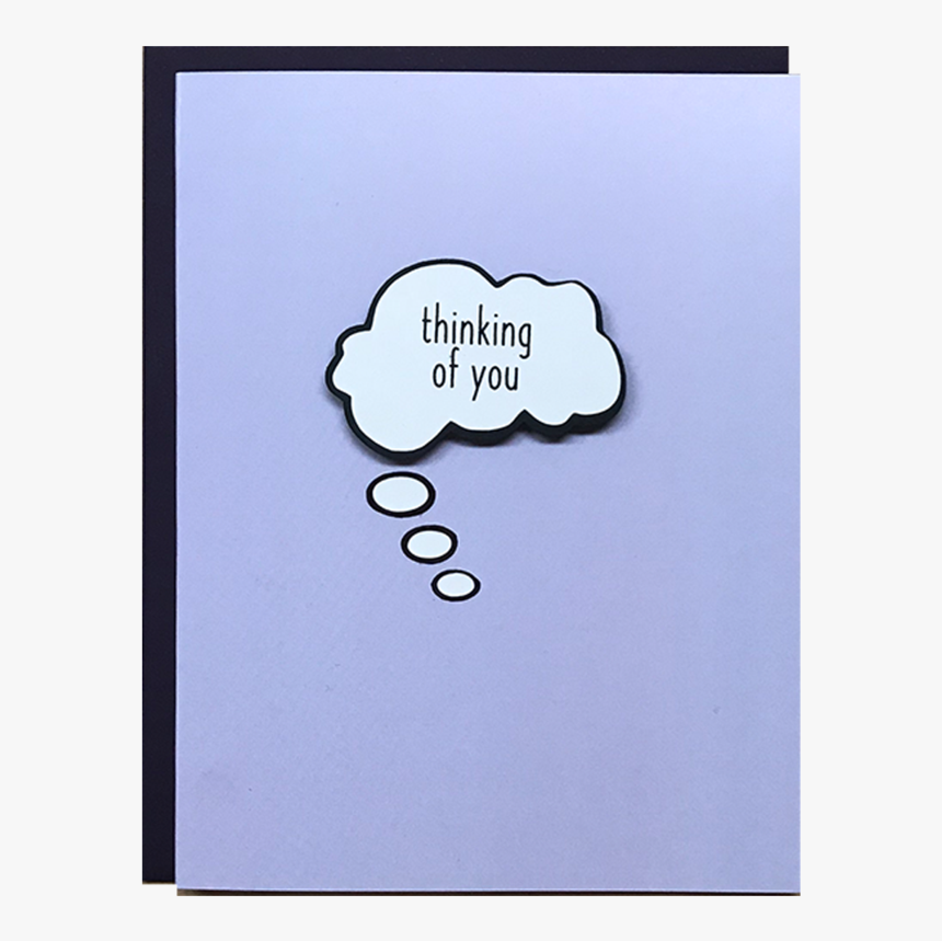 Thinking Of You Card - Cartoon, HD Png Download , Transparent Png Image ...