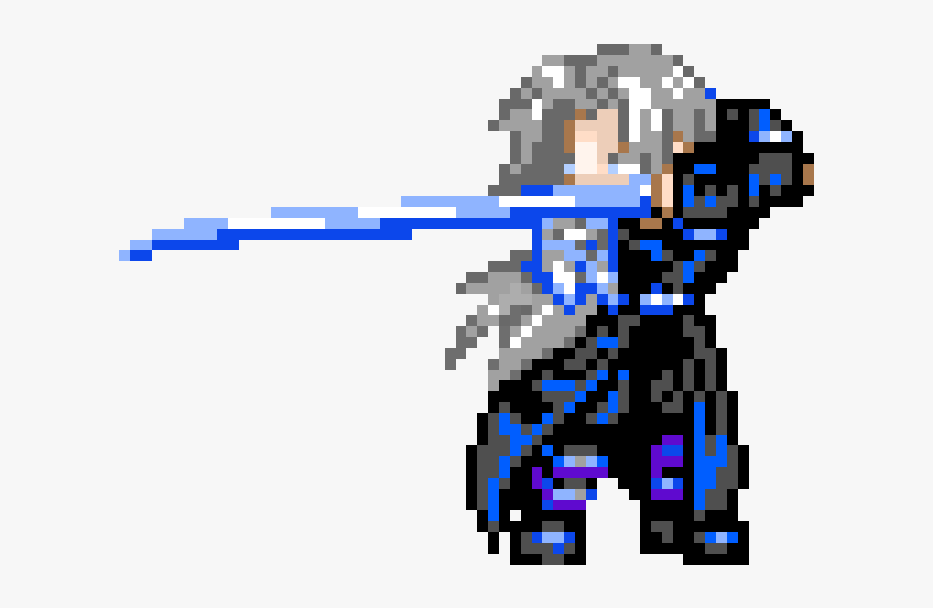 Ff Vii Sephiroth Pixel, HD Png Download , Transparent Png Image - PNGitem