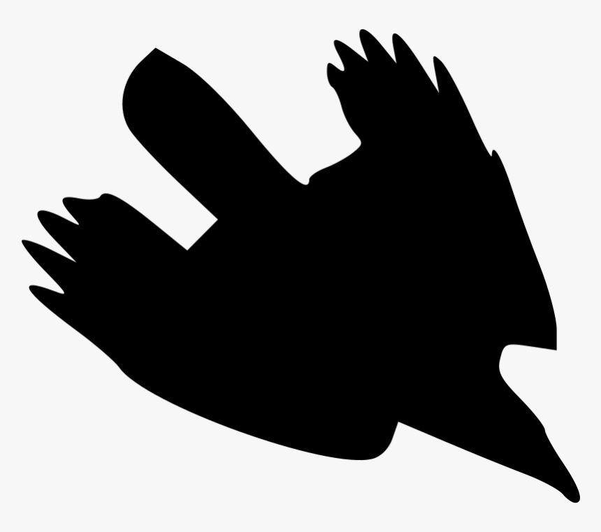 Transparent Crow Clipart - Eagle Diving Silhouette, HD Png Download ...