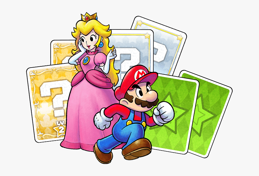 Our Trio Of Heroes - Mario And Luigi Paper Jam Battle Cards, HD Png ...