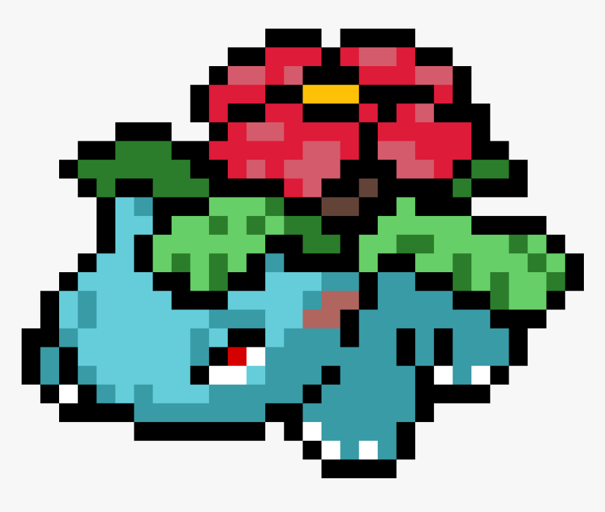 Mega Venusaur Pixel Art, HD Png Download , Transparent Png Image - PNGitem