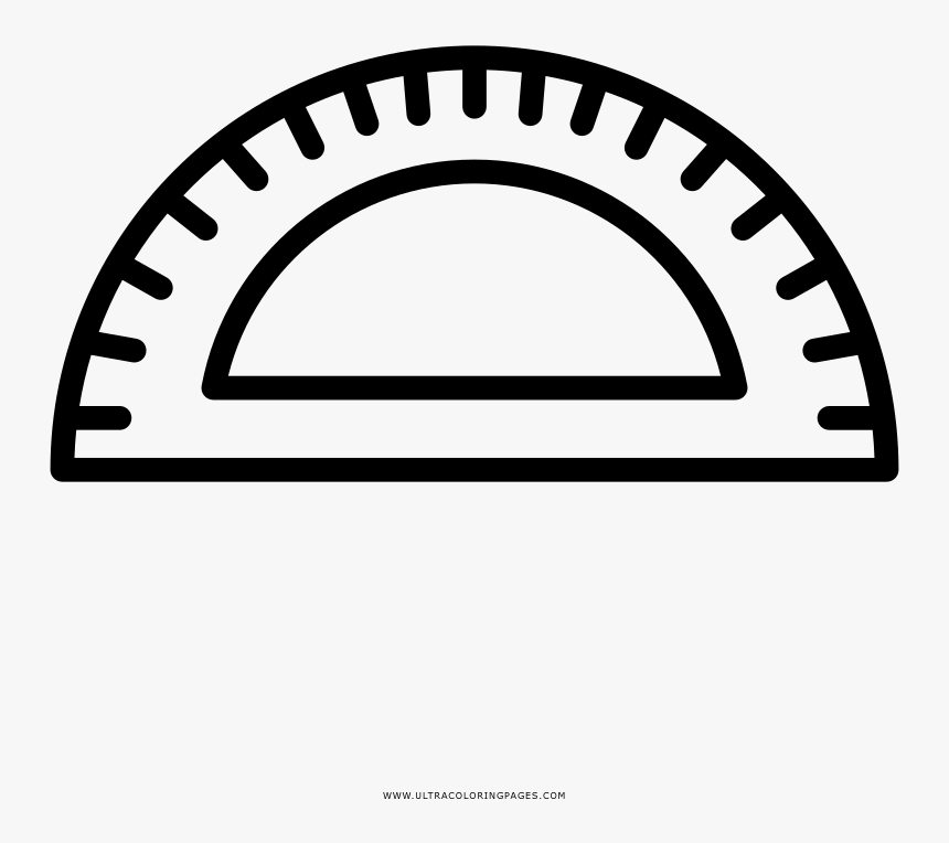 Protractor Coloring Page - Georgia National Guard Vector, HD Png ...