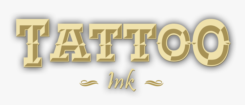 Tattoo Ink Logo Shadow - Calligraphy, HD Png Download , Transparent Png ...