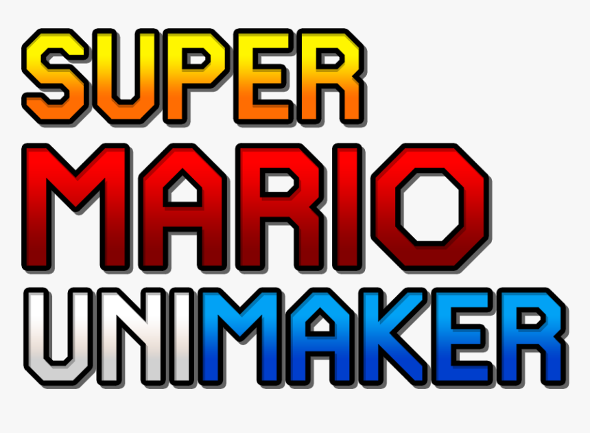Super Mario Maker Logo Png - Super Mario Unimaker Logo, Transparent Png ...