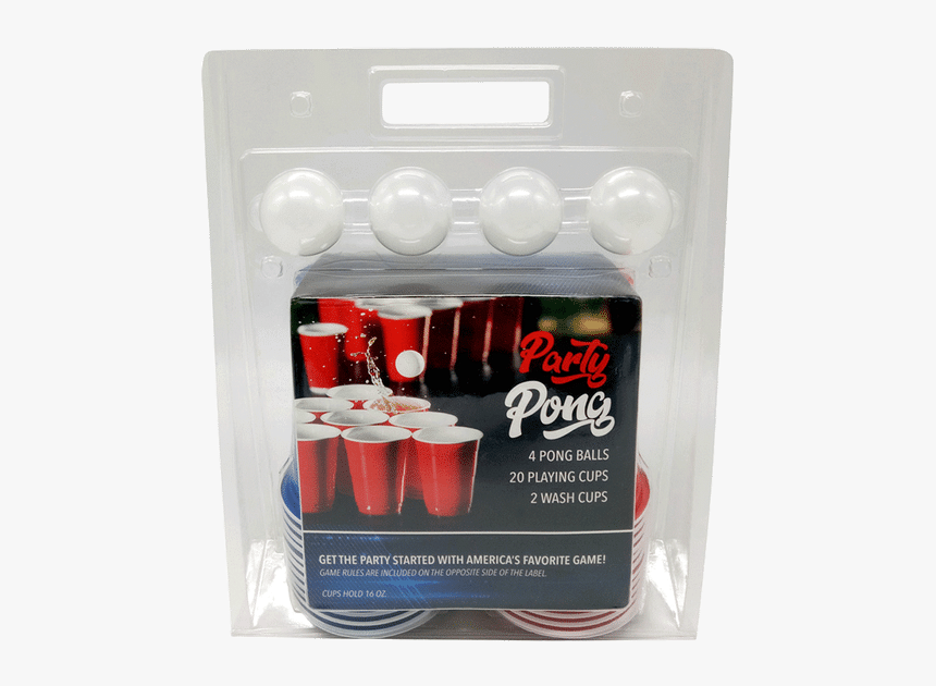 Party Pong Game Set - Pint Glass, HD Png Download , Transparent Png ...