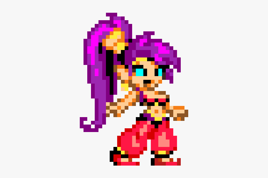 Sprite Shantae Pixel Art, HD Png Download , Transparent Png Image - PNGitem