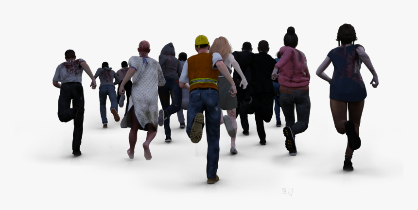 Zombies Chasing People