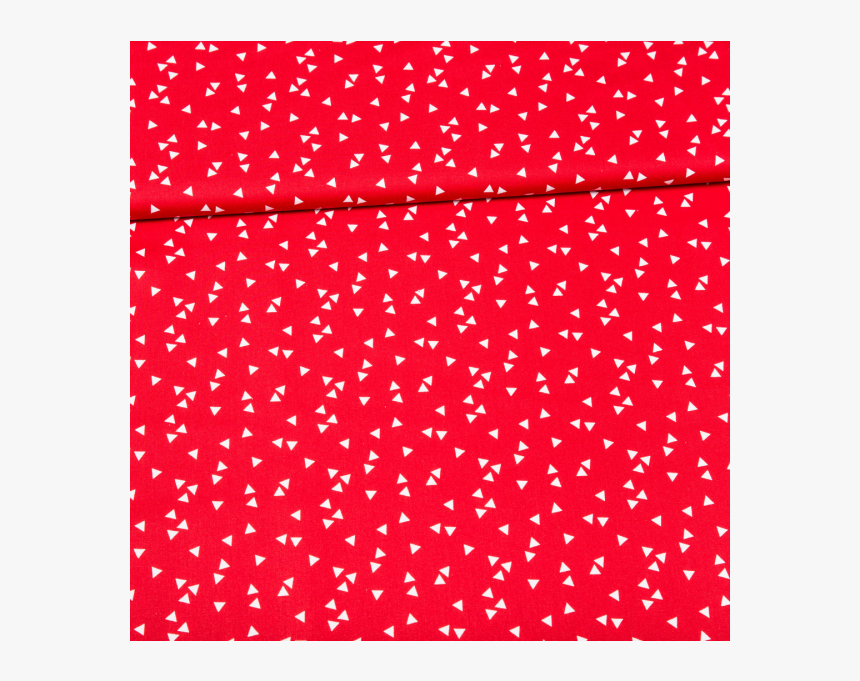 Cotton Poplin Printed Triangle Rain Red - Art, HD Png Download ...