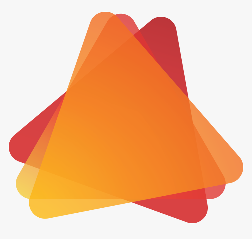 Yellow Red Round Triangle Shape Banner , Png Download - Banner Shapes ...