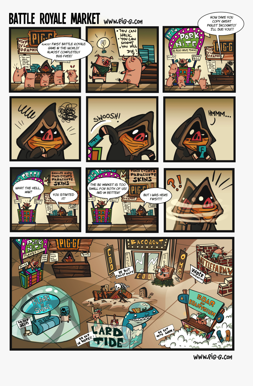 I Wanted To Insert A Quote From Twitter Pubg Vs Fortnite - Comic Book ...