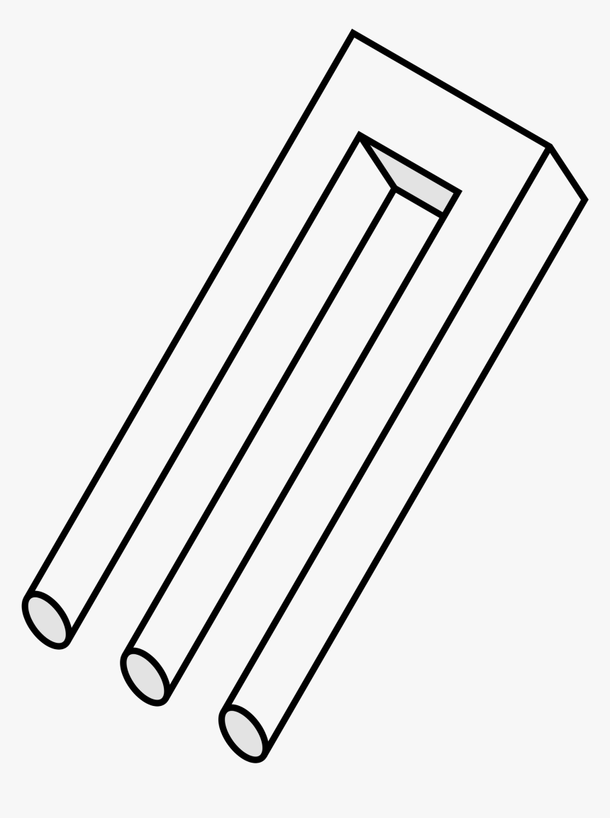 Transparent Penrose Triangle Png - Impossible Trident, Png Download ...