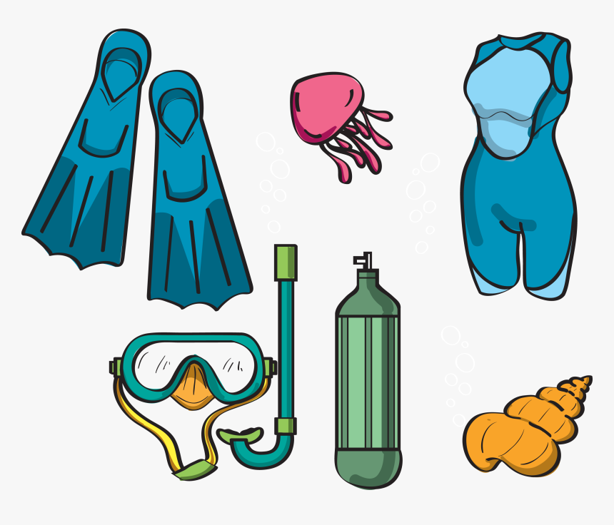 Underwater Diving Diving Equipment Scuba Diving Drawing - Scuba Diving ...