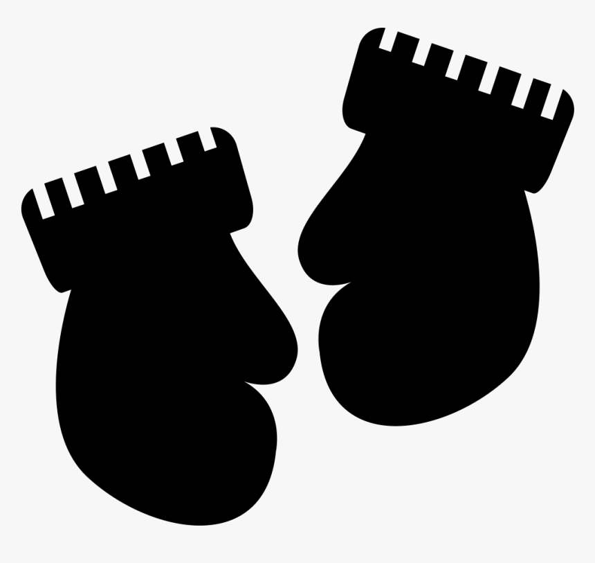 Png File Svg - Black Mittens Clipart, Transparent Png , Transparent Png ...