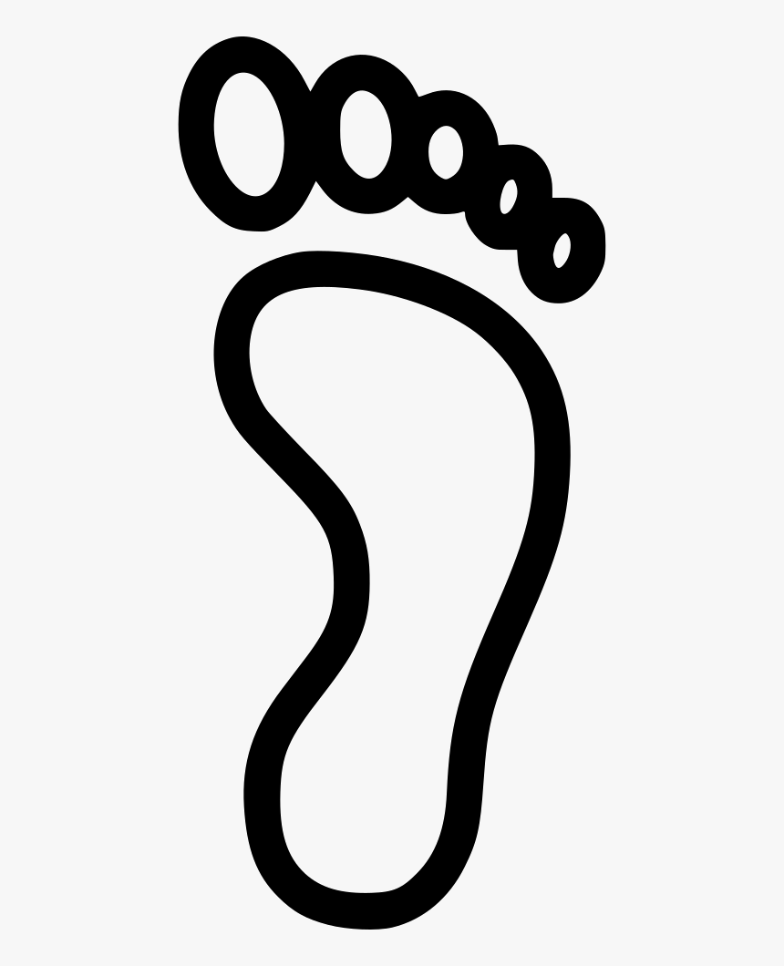 Left Footprint Outline