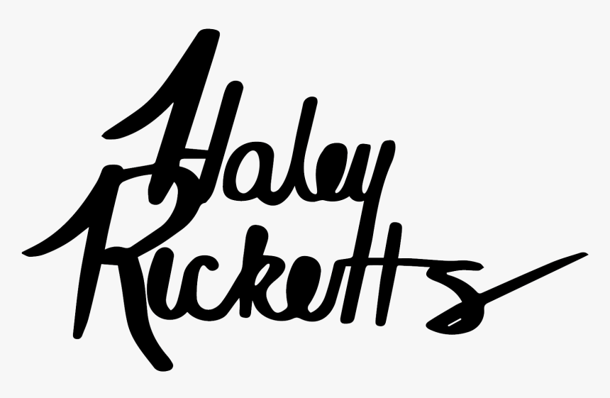 Haley Ricketts - Calligraphy, HD Png Download , Transparent Png Image ...