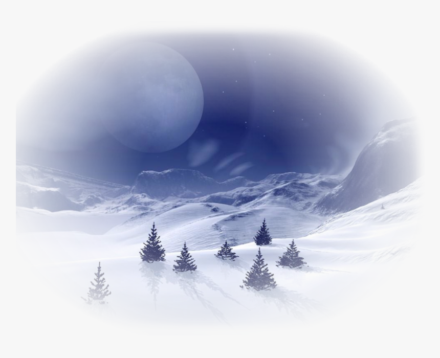 Christmas Gif Silent Night - Snowland Background, HD Png Download ...