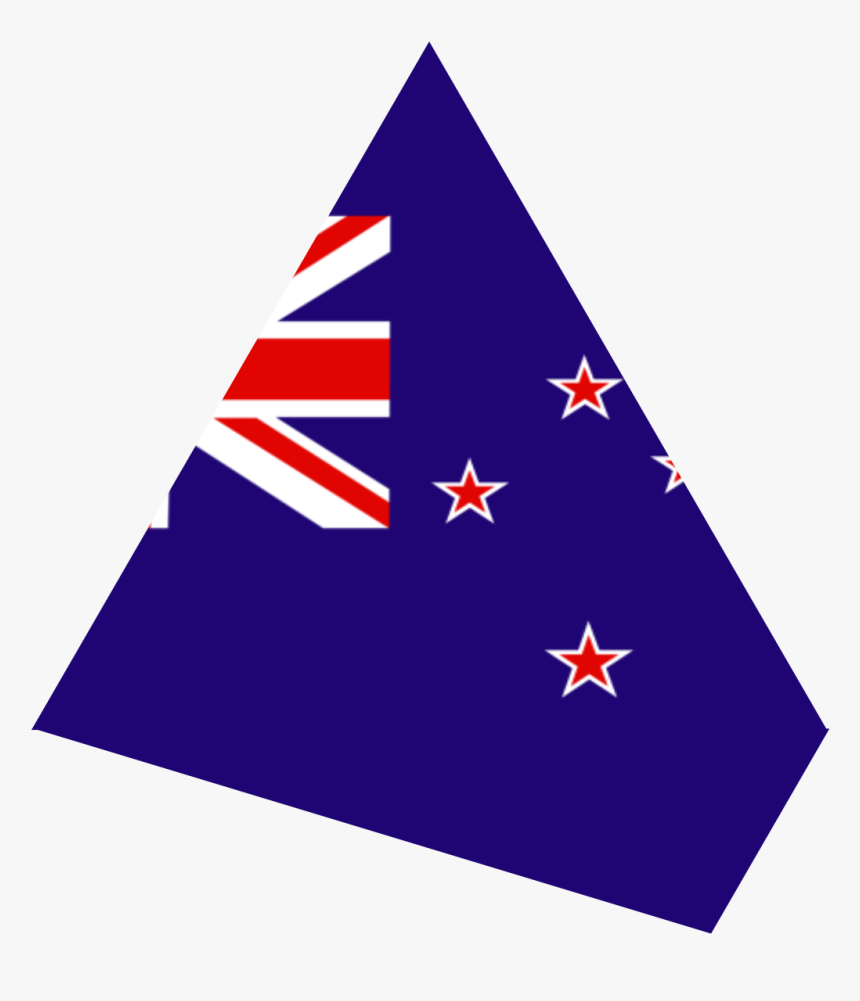Transparent Purple Triangle Png - Flag New Zealand, Png Download ...
