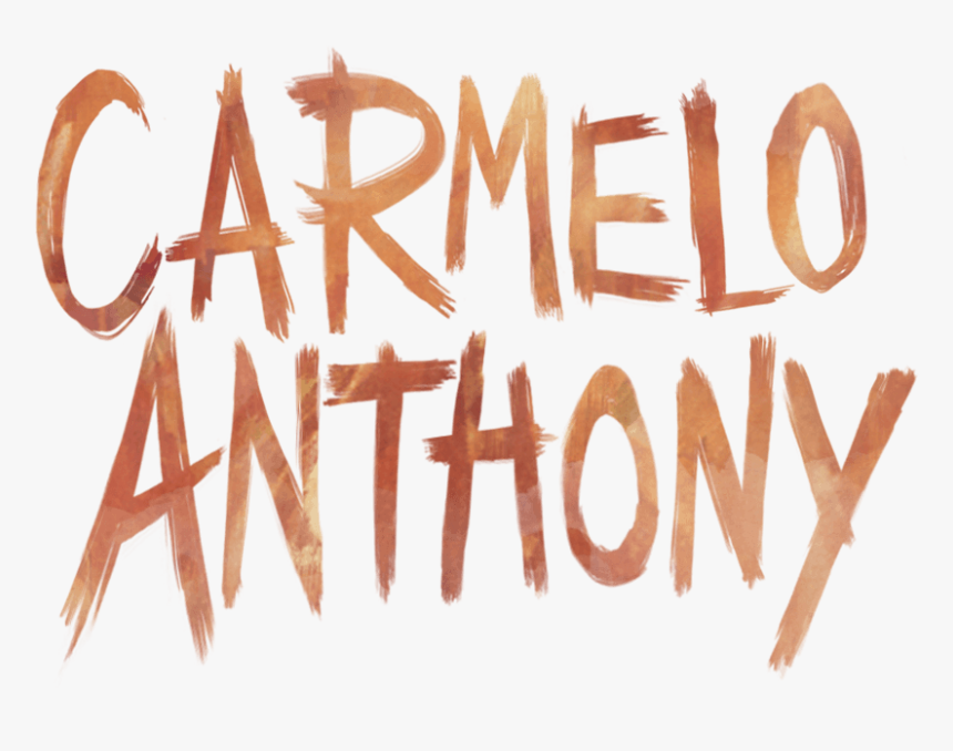 Carmelo Anthony - Calligraphy, HD Png Download , Transparent Png Image ...