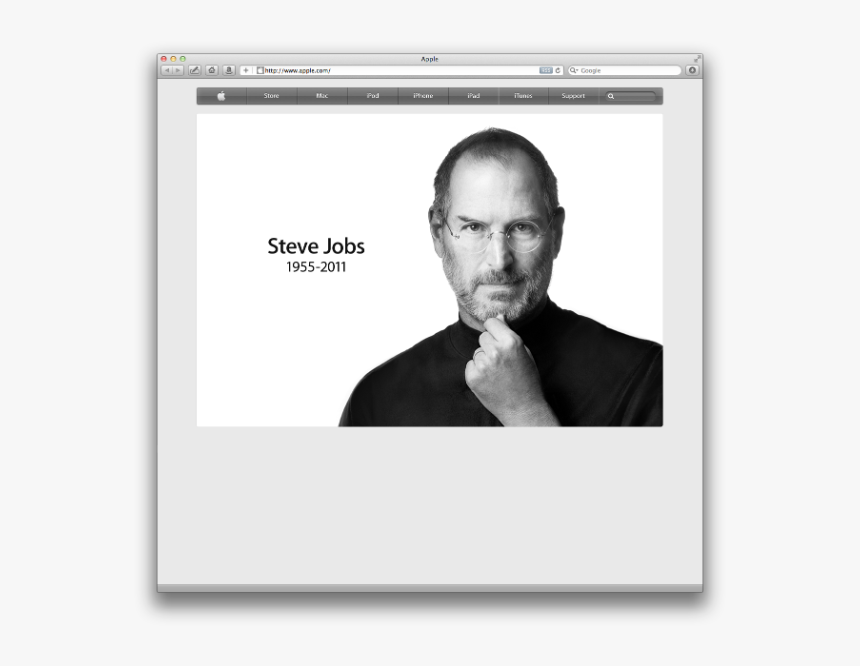 Steve Jobs On Apple Homepage - Famous It Personalities Of Computer, HD ...