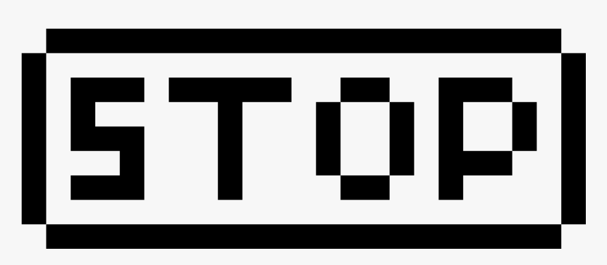 Stop Pixel Art, HD Png Download , Transparent Png Image - PNGitem