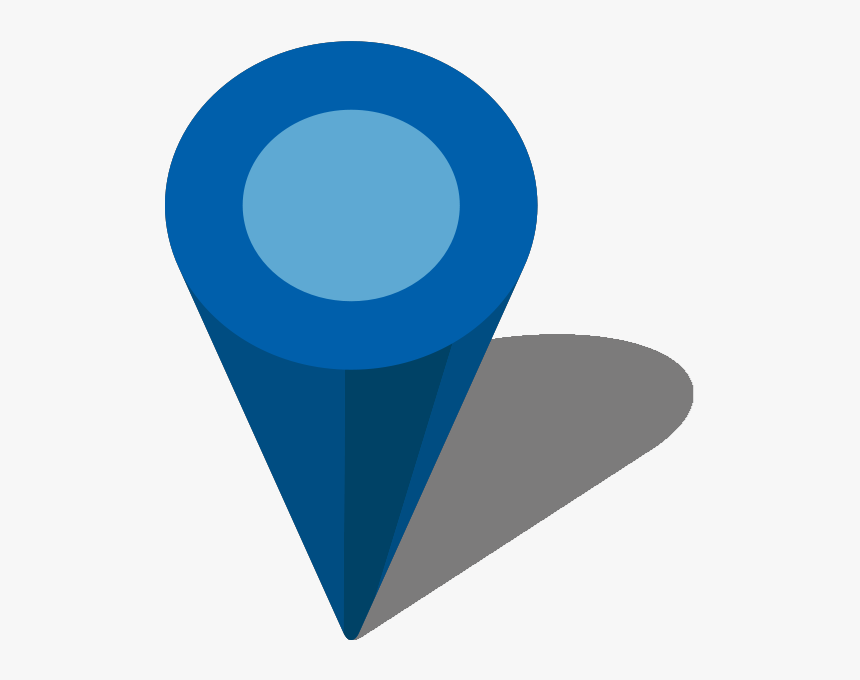 Location Map Pin Blue7 - Light Blue Location Symbol, HD Png Download ...