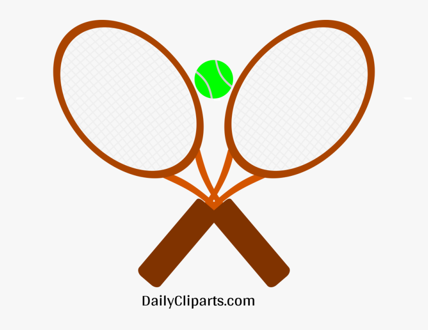 2 Tennis Racket With Ball Clipart Icon Image - Tennis Racket, HD Png ...