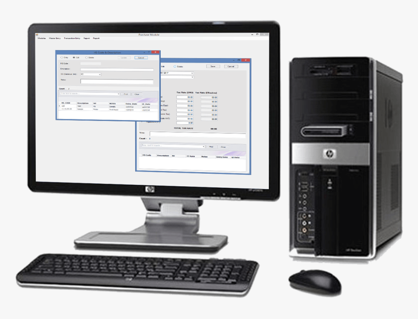 Full Size Desktop Computer, HD Png Download , Transparent Png Image ...