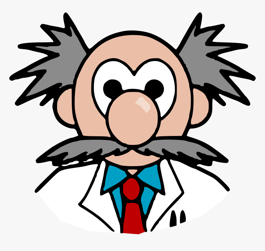 Clip Art Clipart Big Image Png - Drawing Of A Cartoon Scientist ...