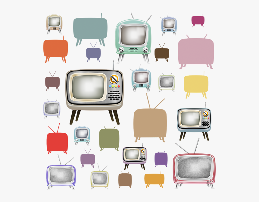 Retro Tv Pattern, HD Png Download , Transparent Png Image - PNGitem