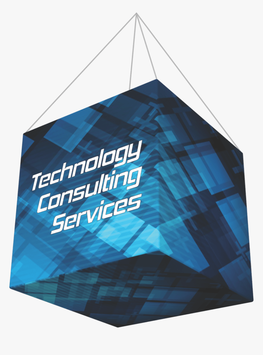 Trade Show Hanging Sign In Cube Shape - Graphic Design, HD Png Download ...