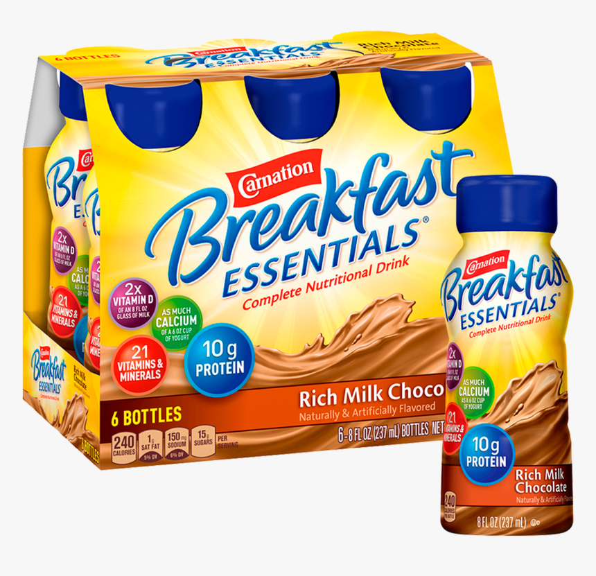 Nestle Carnation Breakfast Essentials - Snack, HD Png Download ...