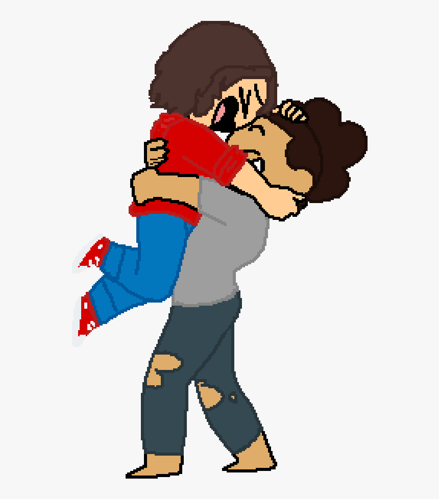 Hug Collab Clipart , Png Download - Cartoon, Transparent Png ...