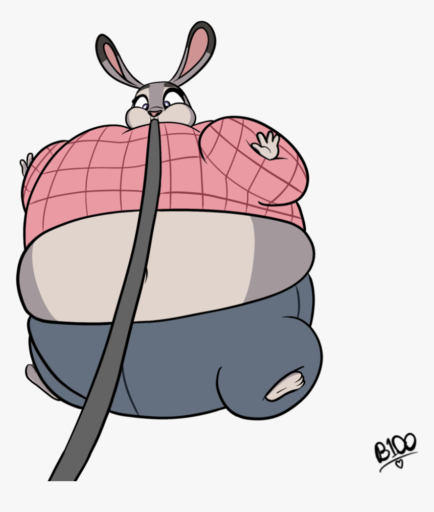 Judy Hopps Blimp By Boman100 - Judy Hopps Inflation Deviantart, HD Png ...