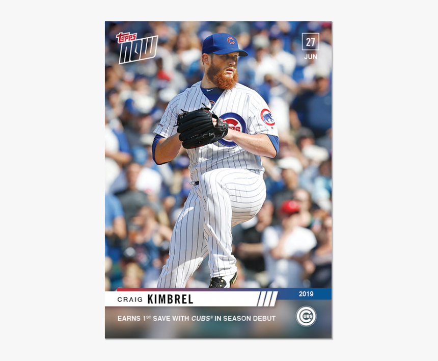 Craig Kimbrel Mlb Topps Now® Card - Magento, HD Png Download ...