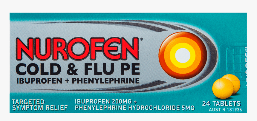 Nurofen Cold And Flu - Nurofen Tablets, HD Png Download , Transparent ...