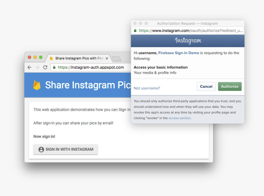 Instagram Oauth Login Consent, HD Png Download , Transparent Png Image ...