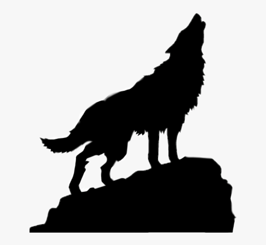 #wolf Howling - Wolf Howling Silhouette Transparent, HD Png Download ...