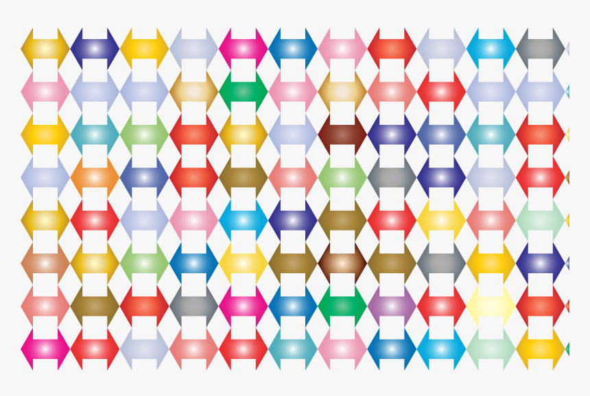 Double Arrows Pattern Prismatic 2 Clip Arts - Graphic Design, HD Png ...