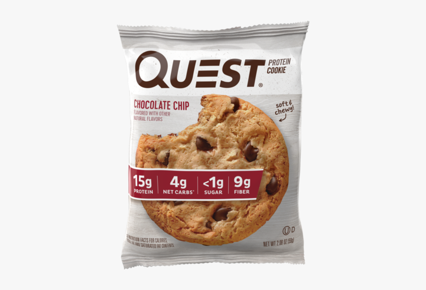 Quest Chocolate Chip Cookie, HD Png Download , Transparent Png Image ...